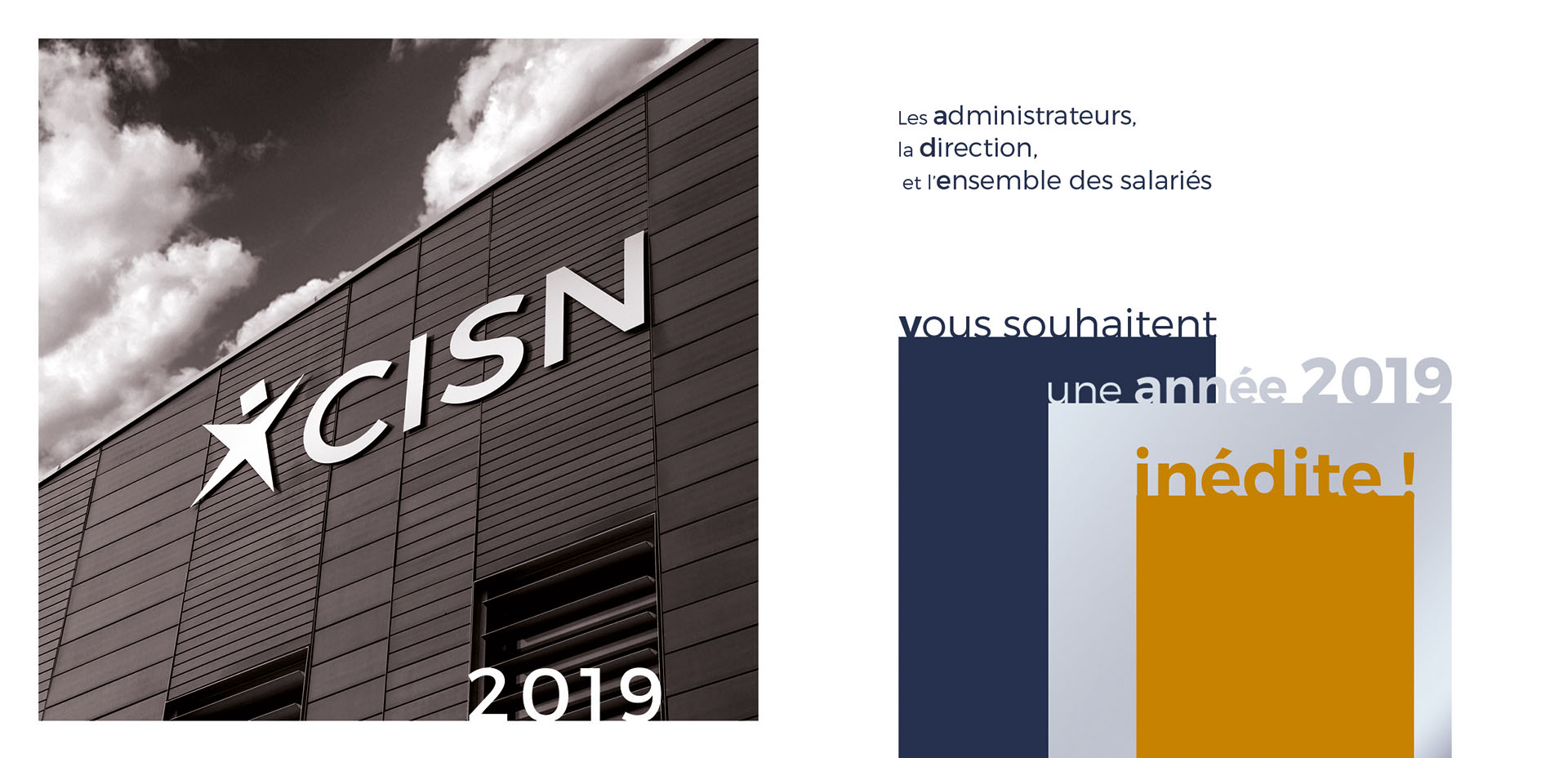 Bonne Année 2019 ! - GROUPE CISNGROUPE CISN