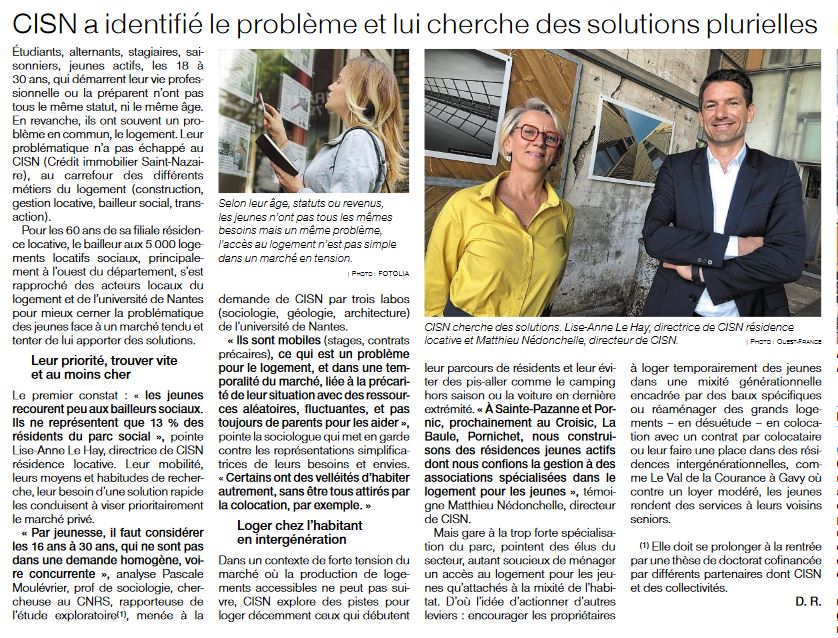 CISN a identifié le problème et lui cherche des solutions plurielles ...