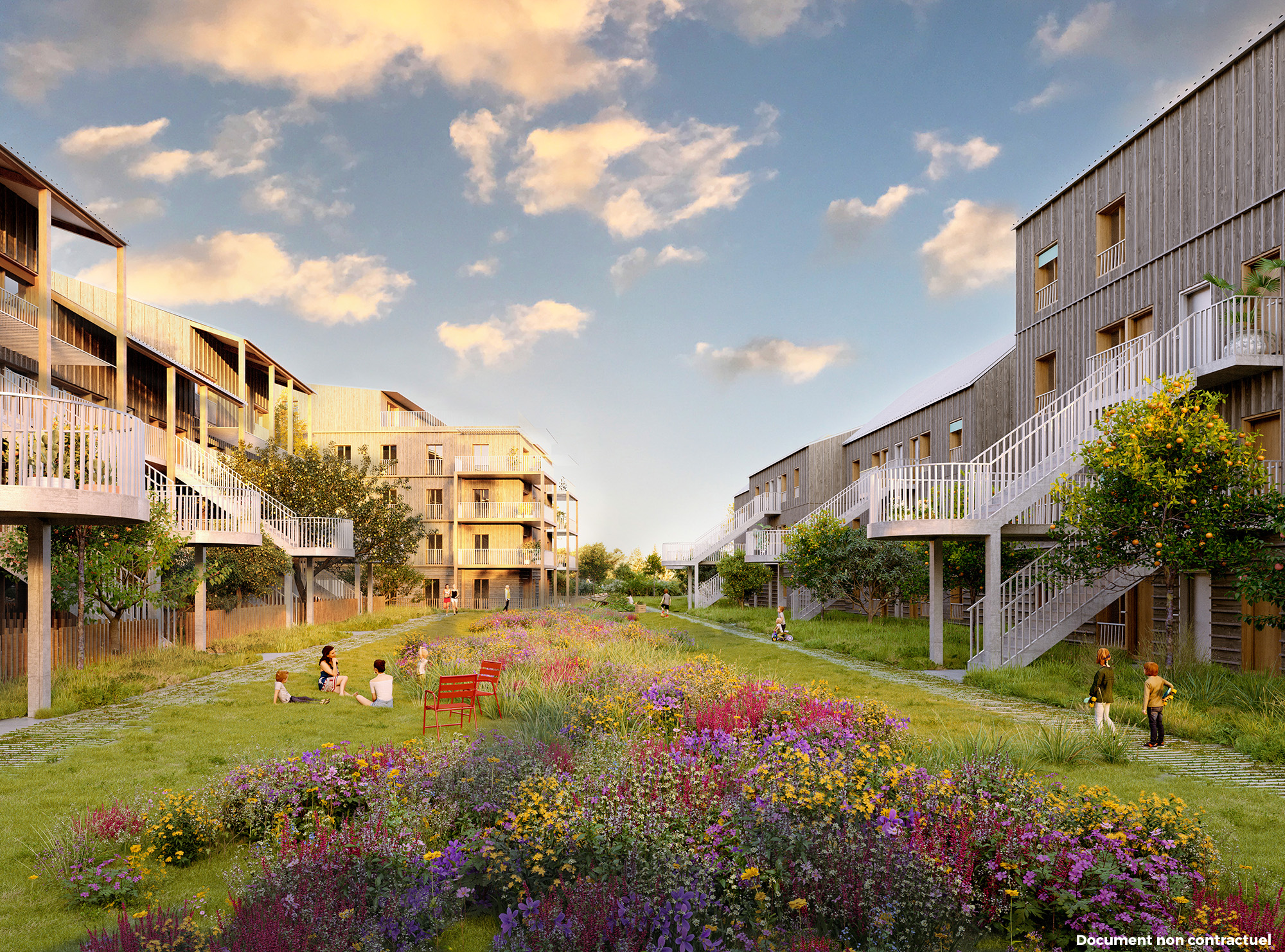 Habitat Participatif L'Azuré à Aytré : Écoquartier BongraineGROUPE CISN