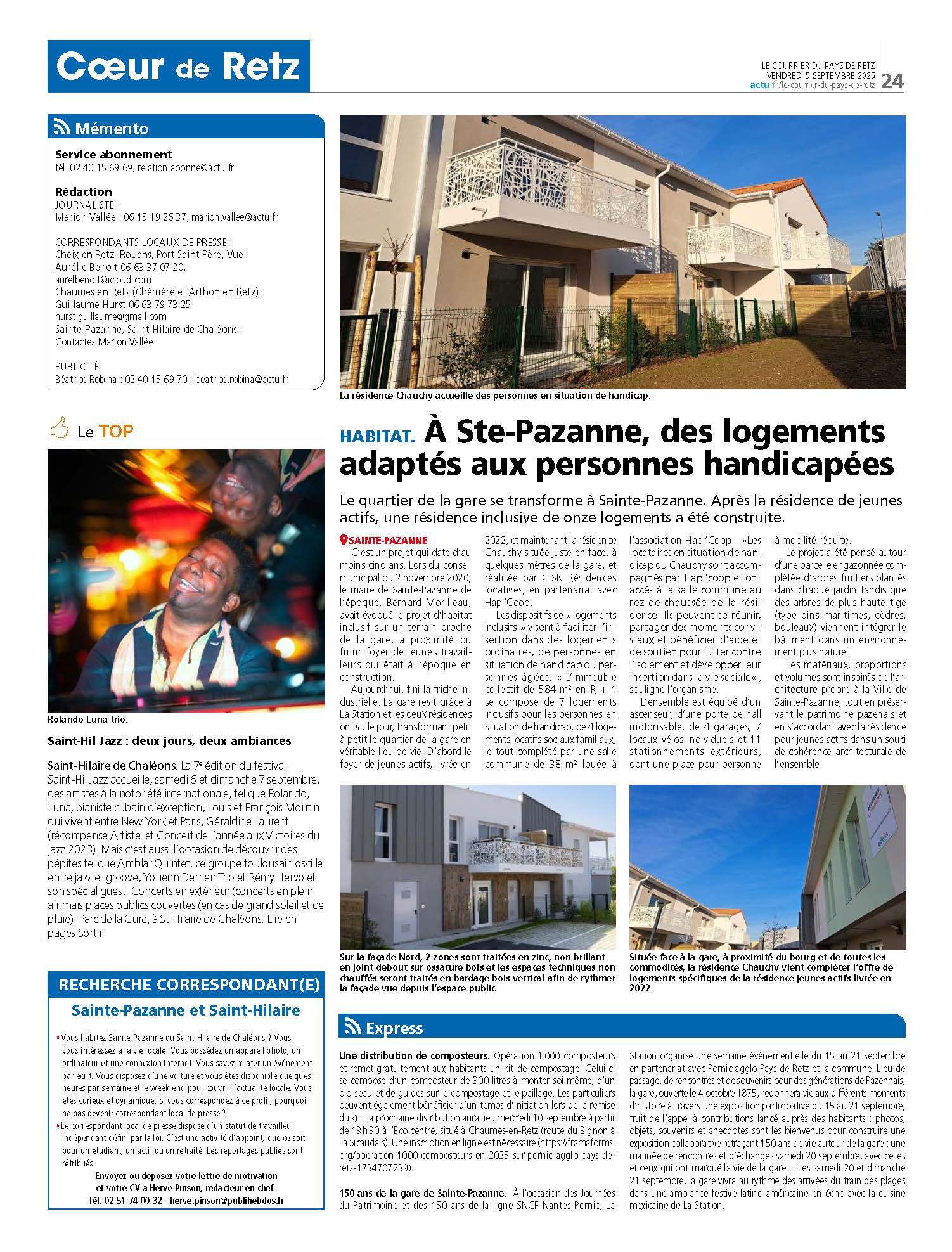 À Ste-Pazanne, des logements adaptés aux personnes handicapées - GROUPE ...